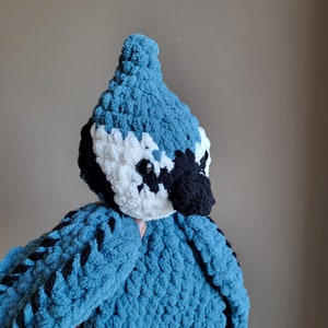 Baxter the Bluejay Knotted Lovey Pattern | Bluejay Crochet Pattern ...