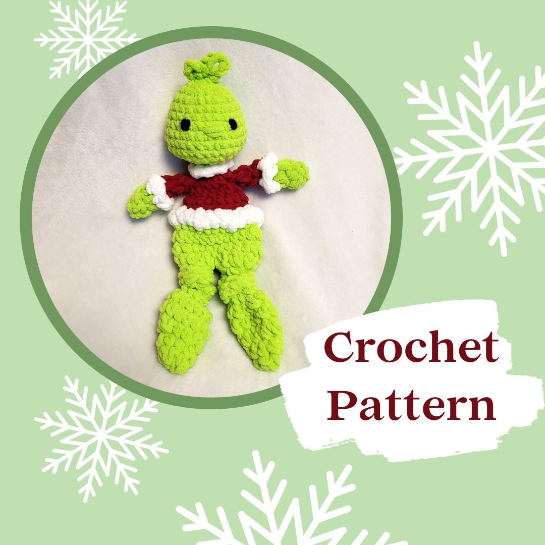 Pinch the Christmas Elf Knotted Lovey Pattern Christmas Elf Crochet Pattern Only Amigurumi ...
