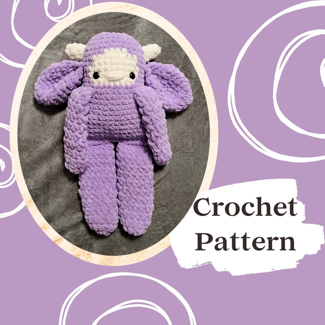 Bonbon the Cuddle Monster Pattern Snuggle Monster Pattern - Etsy