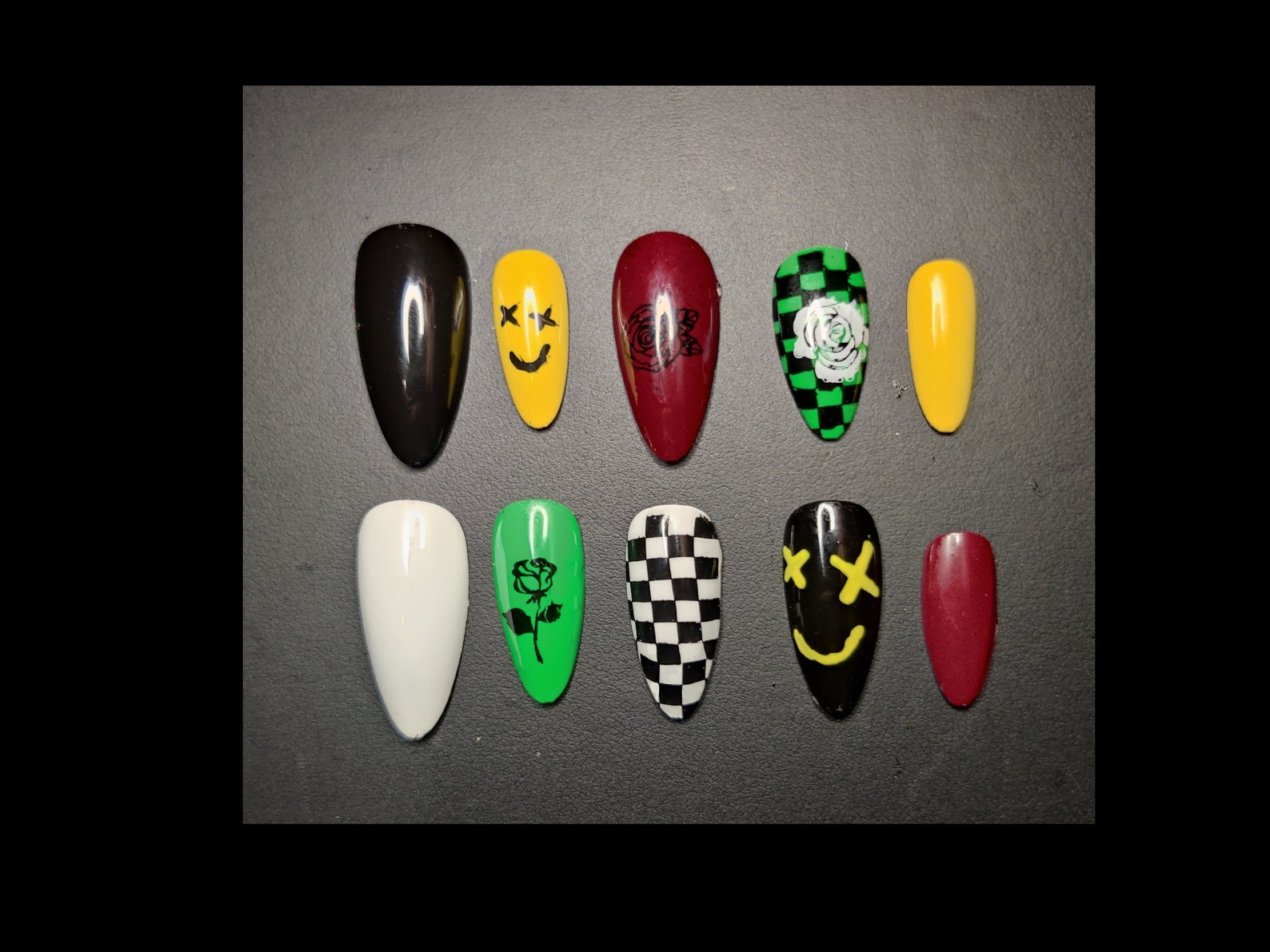 Grunge Nails - Etsy