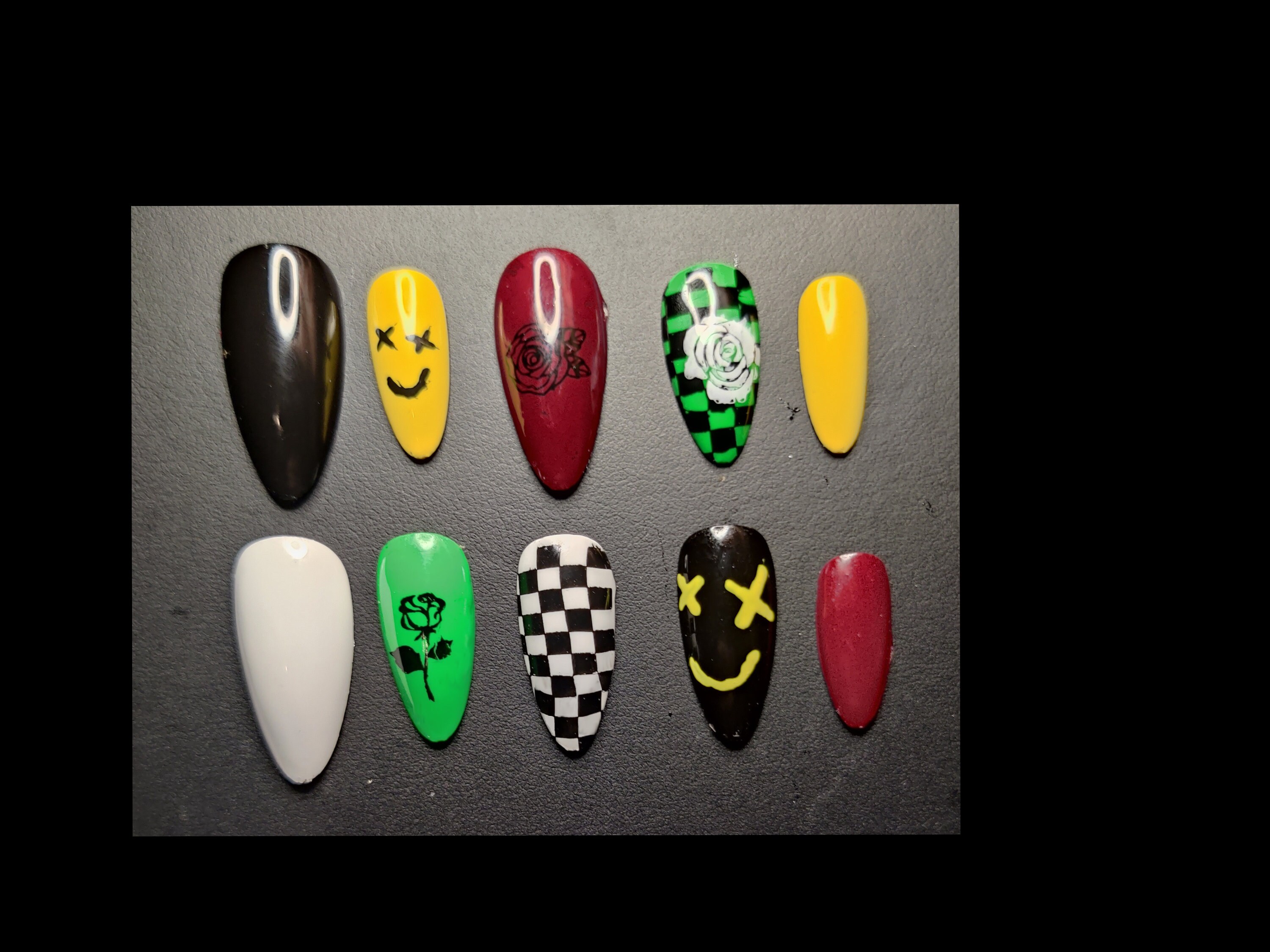 Grunge Nails - Etsy