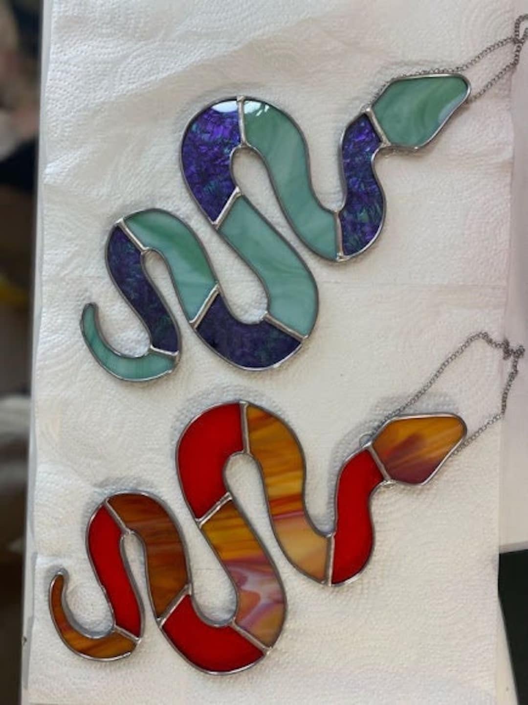 Stained Glass Snake - Etsy