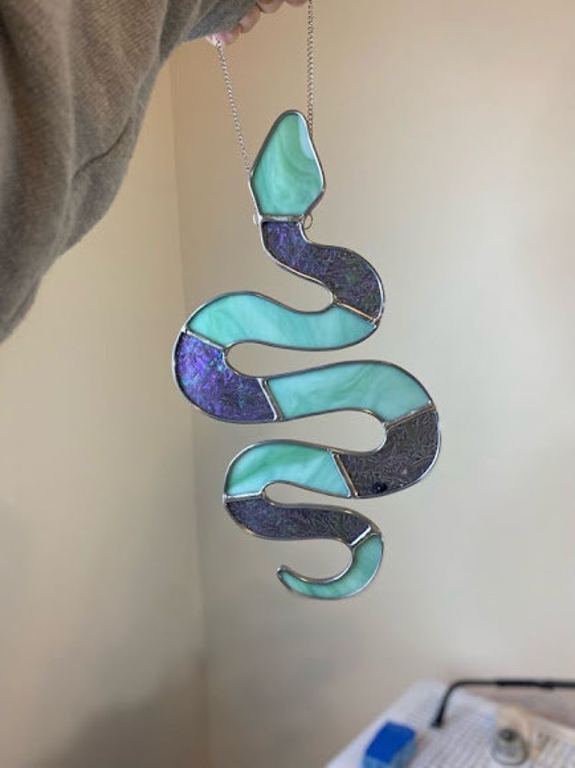 Stained Glass Snake - Etsy