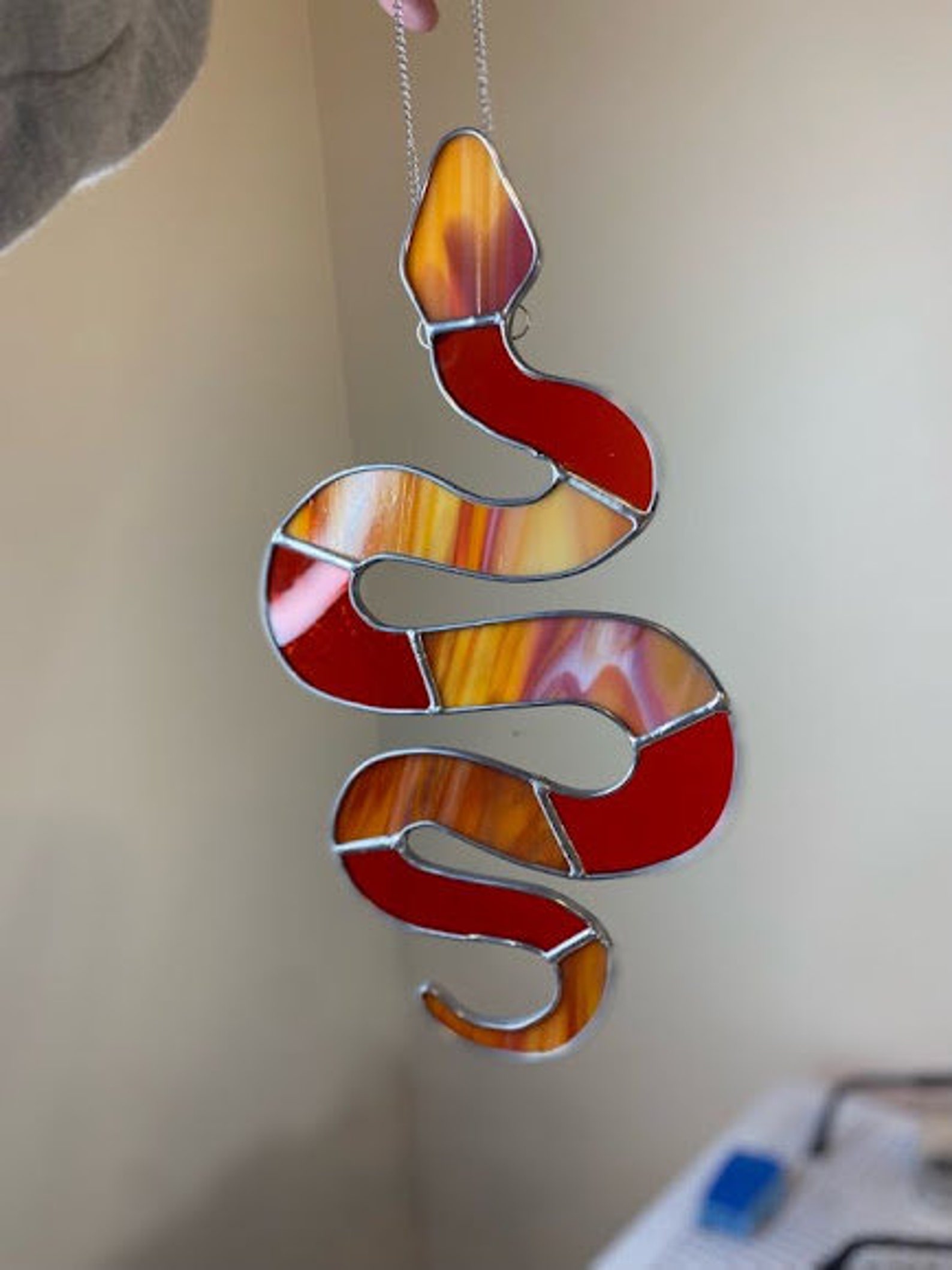 Stained Glass Snake - Etsy