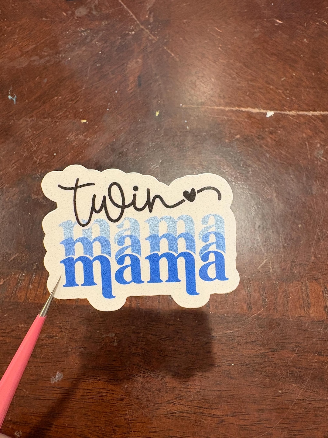 Twin Mama/papa Sticker - Waterproof Decal for Twin Parents - Etsy