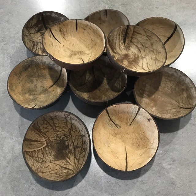 COCONUT SHELL BOWL Handmade Bowl 100% Natural & Eco-friendly - Etsy