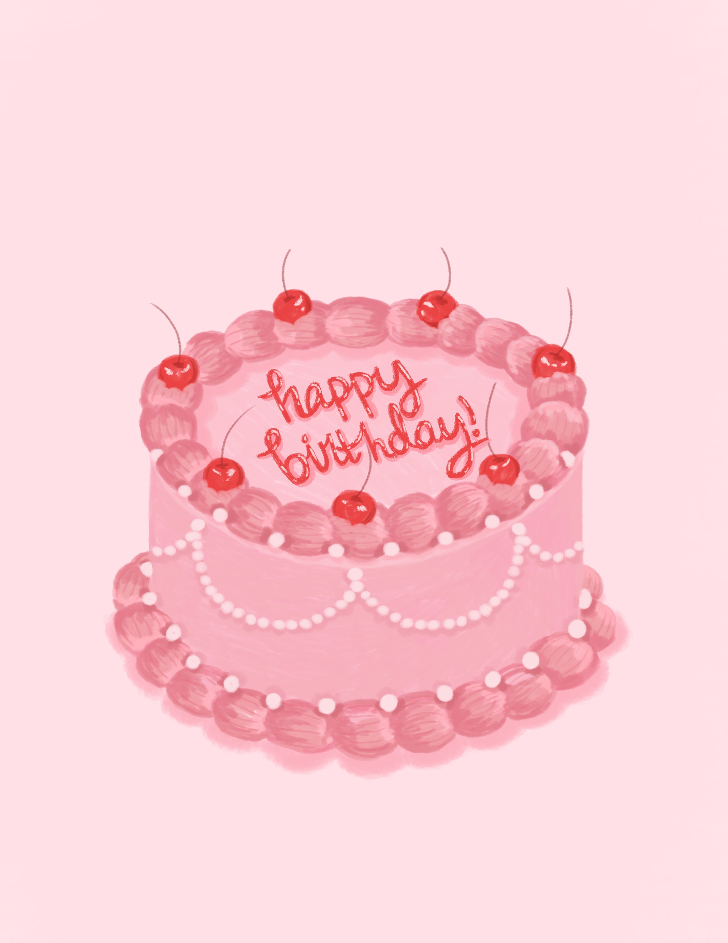 Happy Birthday Cake Print Digital Download ONLY - Etsy