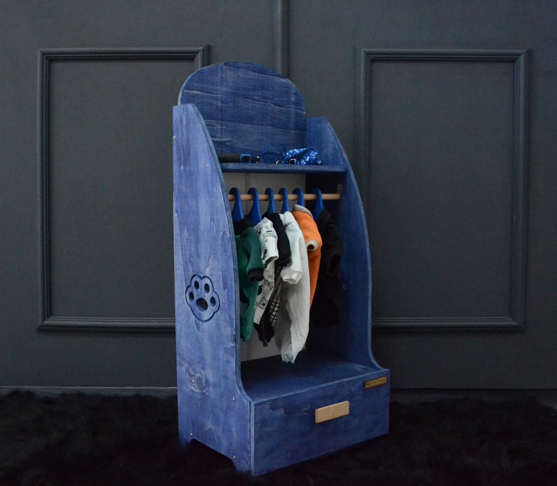 Dog Clothes Wardrobe, Pet Closet Organizer, Rack for Pets/dolls/baby ...