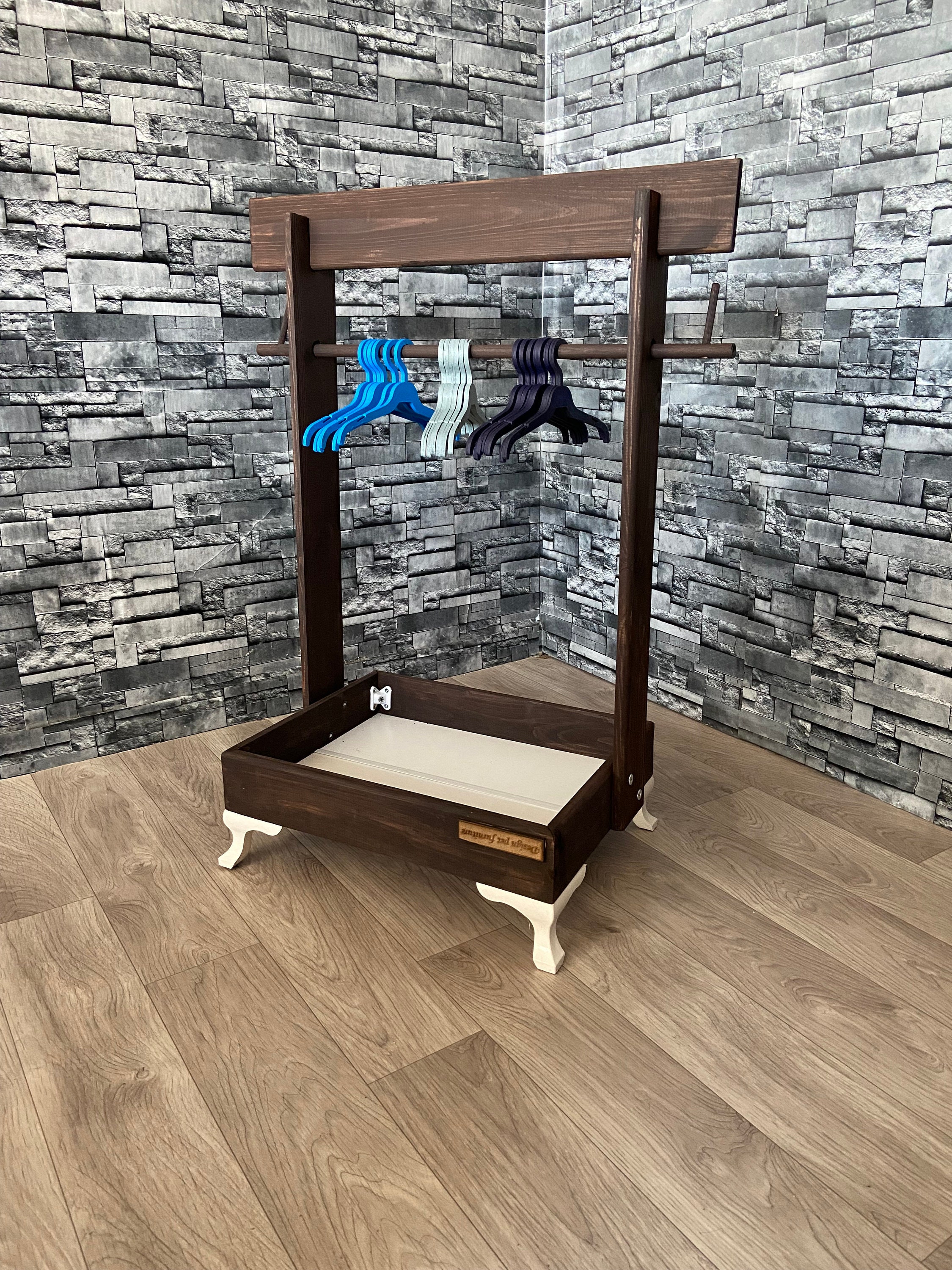 Brown Wardrobe Dog Wardrobe Dog Clothing Rack Pet Wardrobe | Etsy