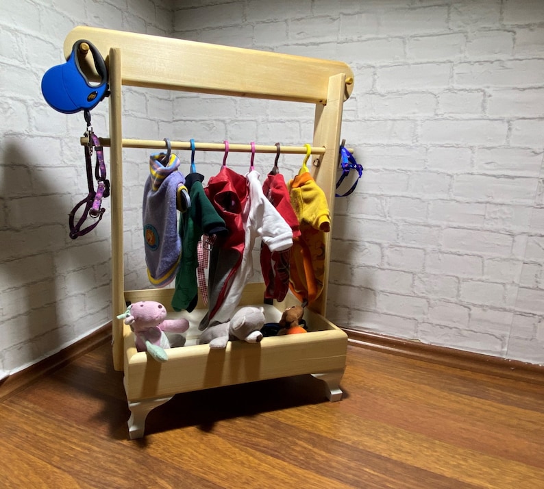 Dog Wardrobe Dog Clothing Rack Pet Wardrobe Mini | Etsy