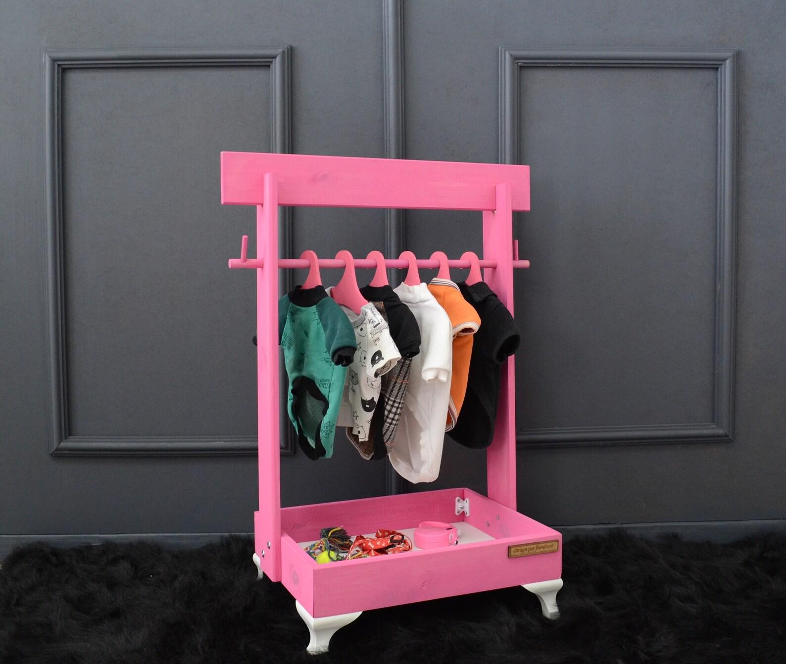 Pink Wardrobe, Dog Wardrobe, Dog Clothing Rack, Pet Wardrobe ...