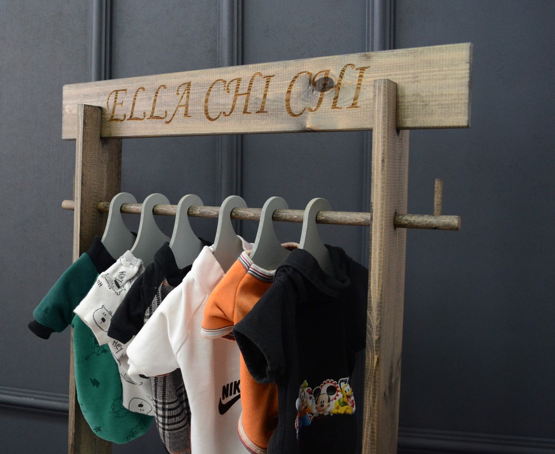 Black Wardrobe Dog Wardrobe Dog Clothing Rack Pet Wardrobe - Etsy