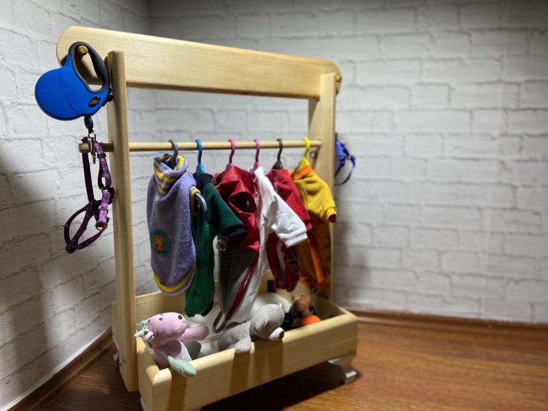 Dog Wardrobe Dog Clothing Rack Pet Wardrobe Mini | Etsy