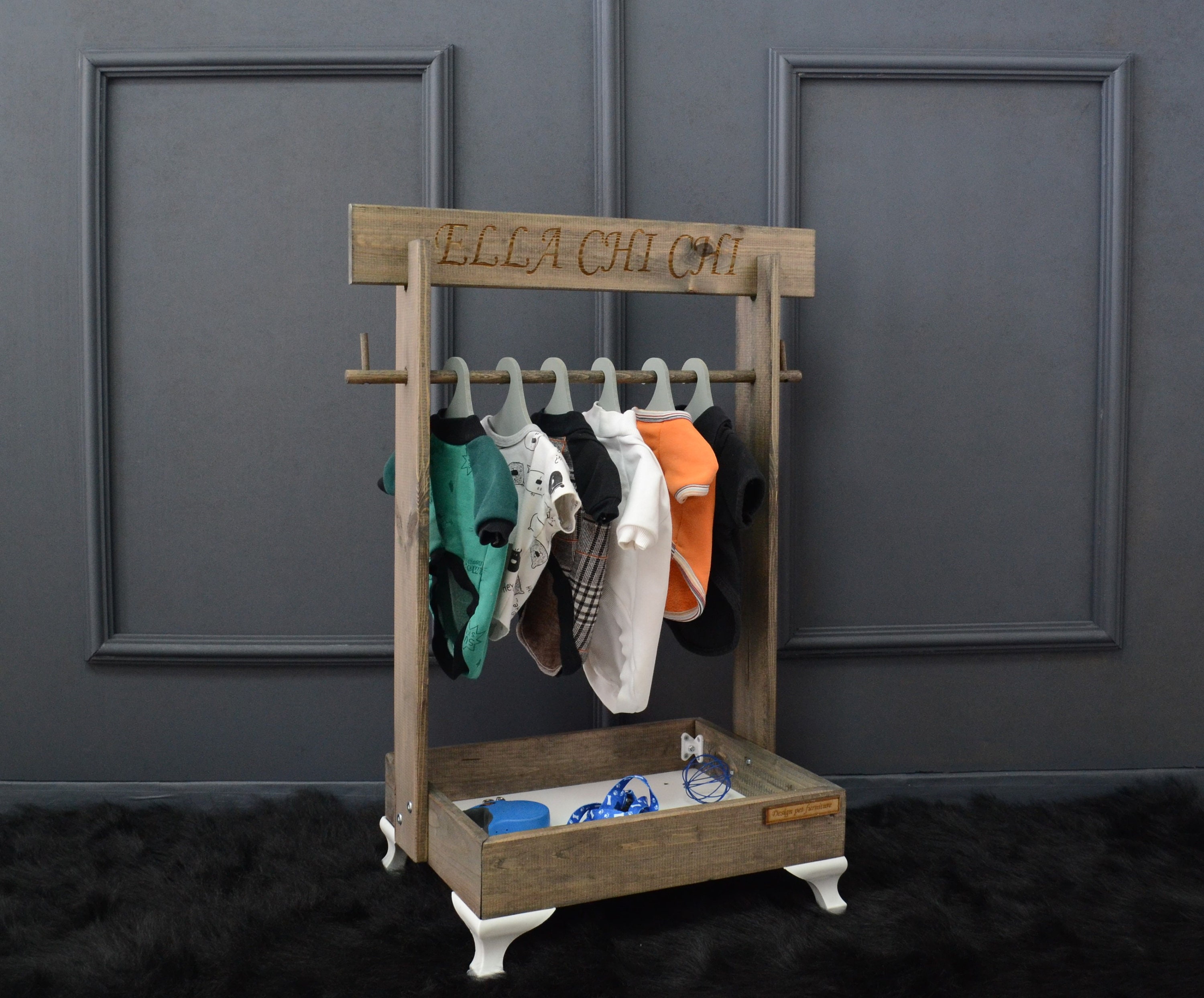 Black Wardrobe Dog Wardrobe Dog Clothing Rack Pet Wardrobe - Etsy