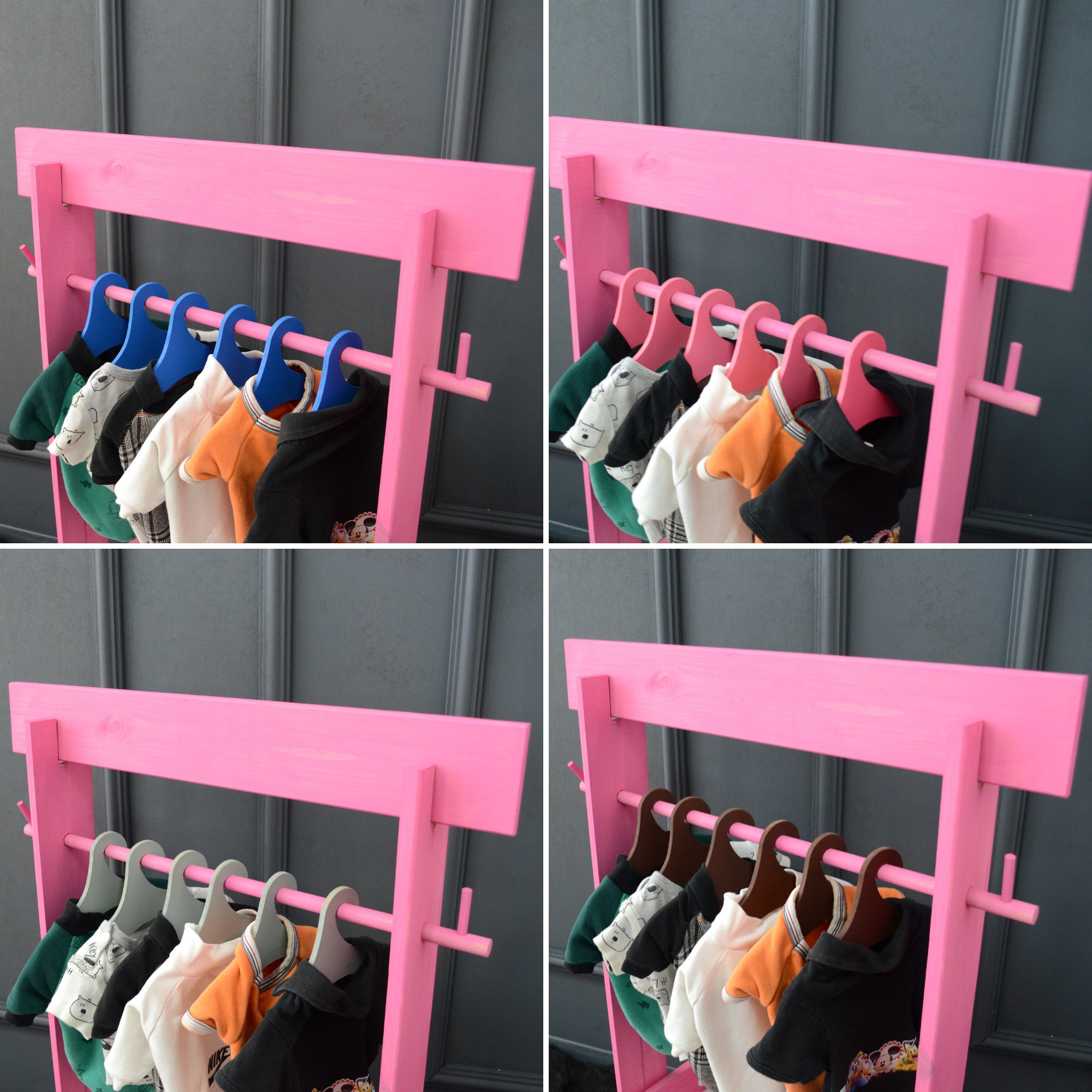 Pink Wardrobe, Dog Wardrobe, Dog Clothing Rack, Pet Wardrobe ...