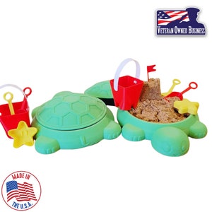 Mini Turtle Sandbox Kinetic Sand - Etsy