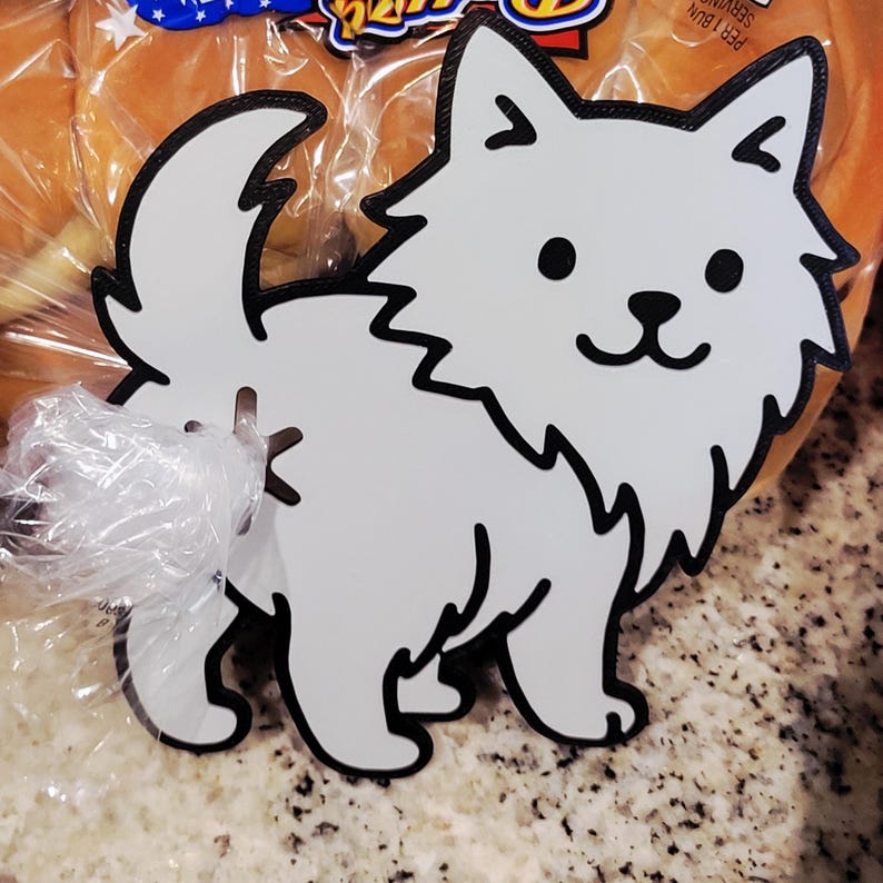 Cat and Dog Bread Butt Bag Clip / Funny Gift Kitchen Decor Holder ...