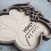 Paw Print Memorial Pet Ornament RIP Dog Remember Christmas Loss of Pet ...