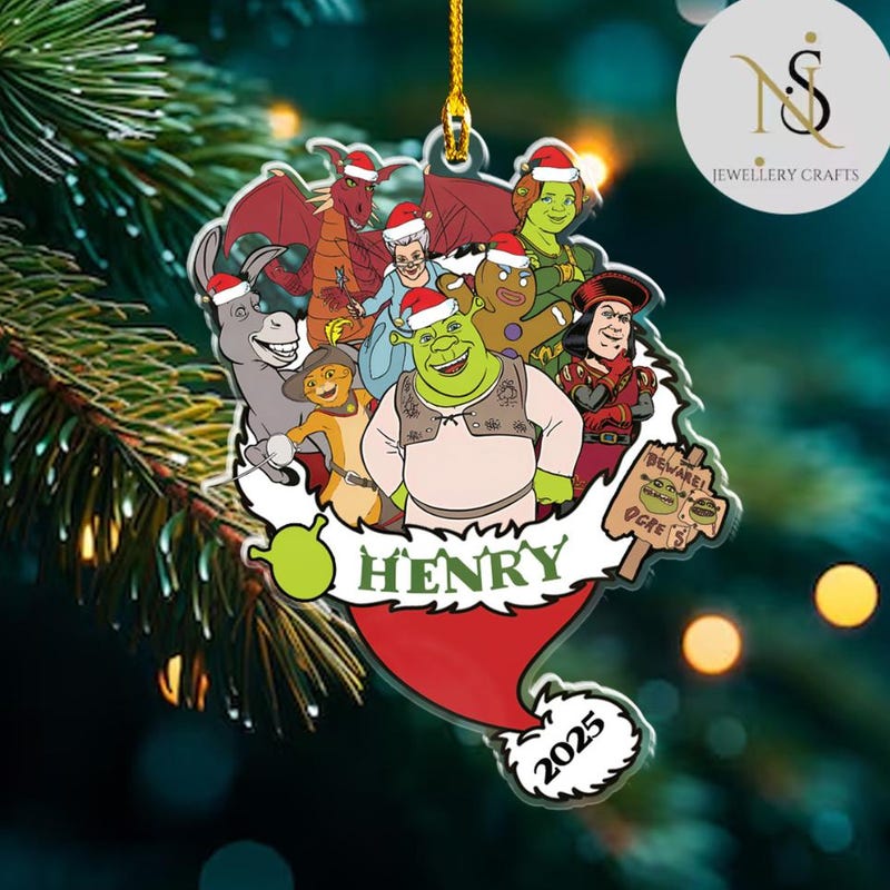 Meme Shrek Ornament - Etsy