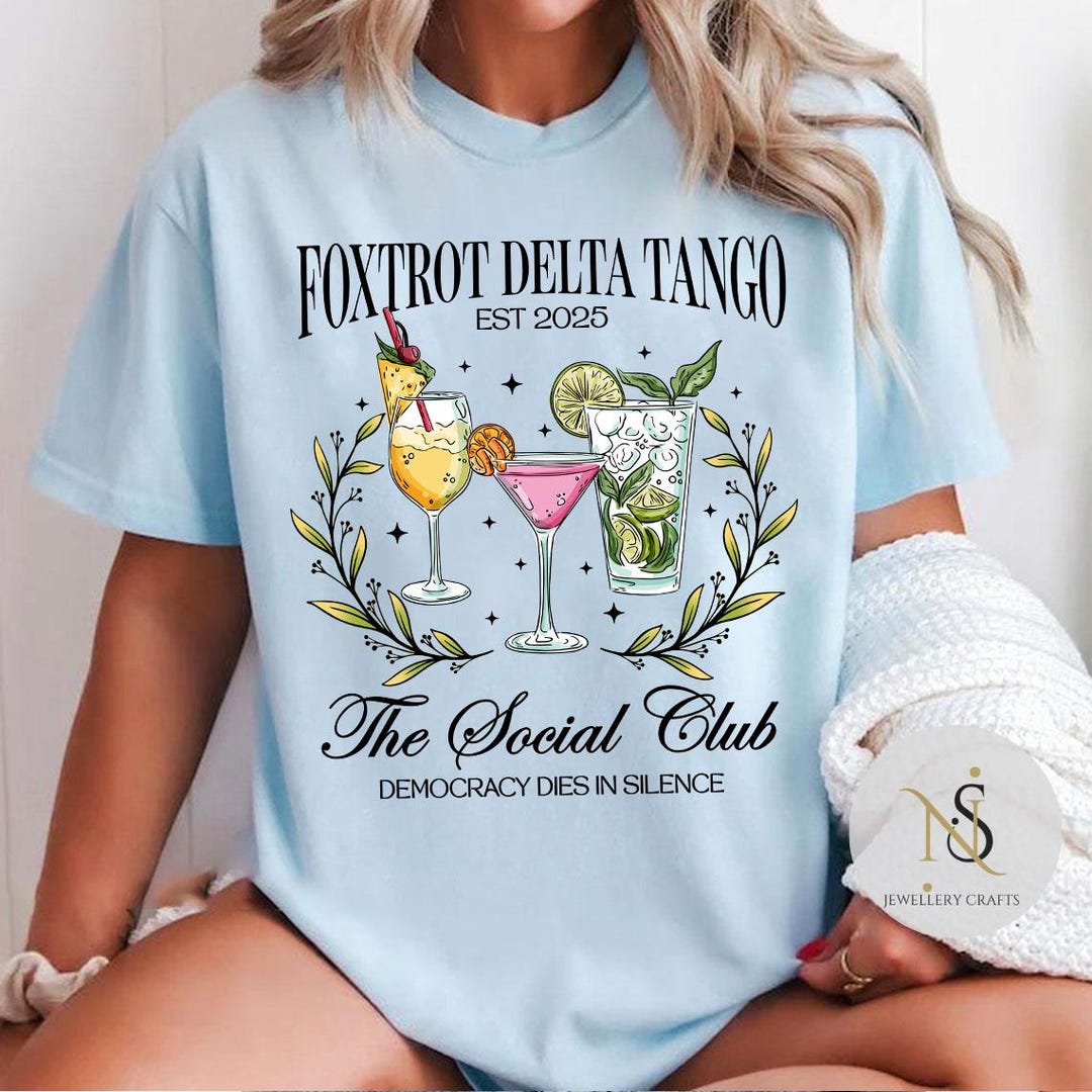 Foxtrot Delta Tango Tee, Comfort Colors Tee, Subtle Shirt, Subtle Tee, Democratic Gift, Hater ...