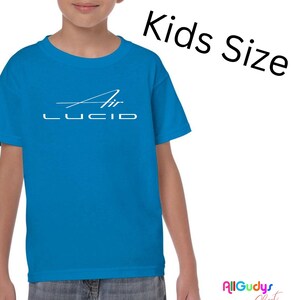 Children's Lucid Air Lover T-shirt Air Pure Dream Edition or Sapphire ...
