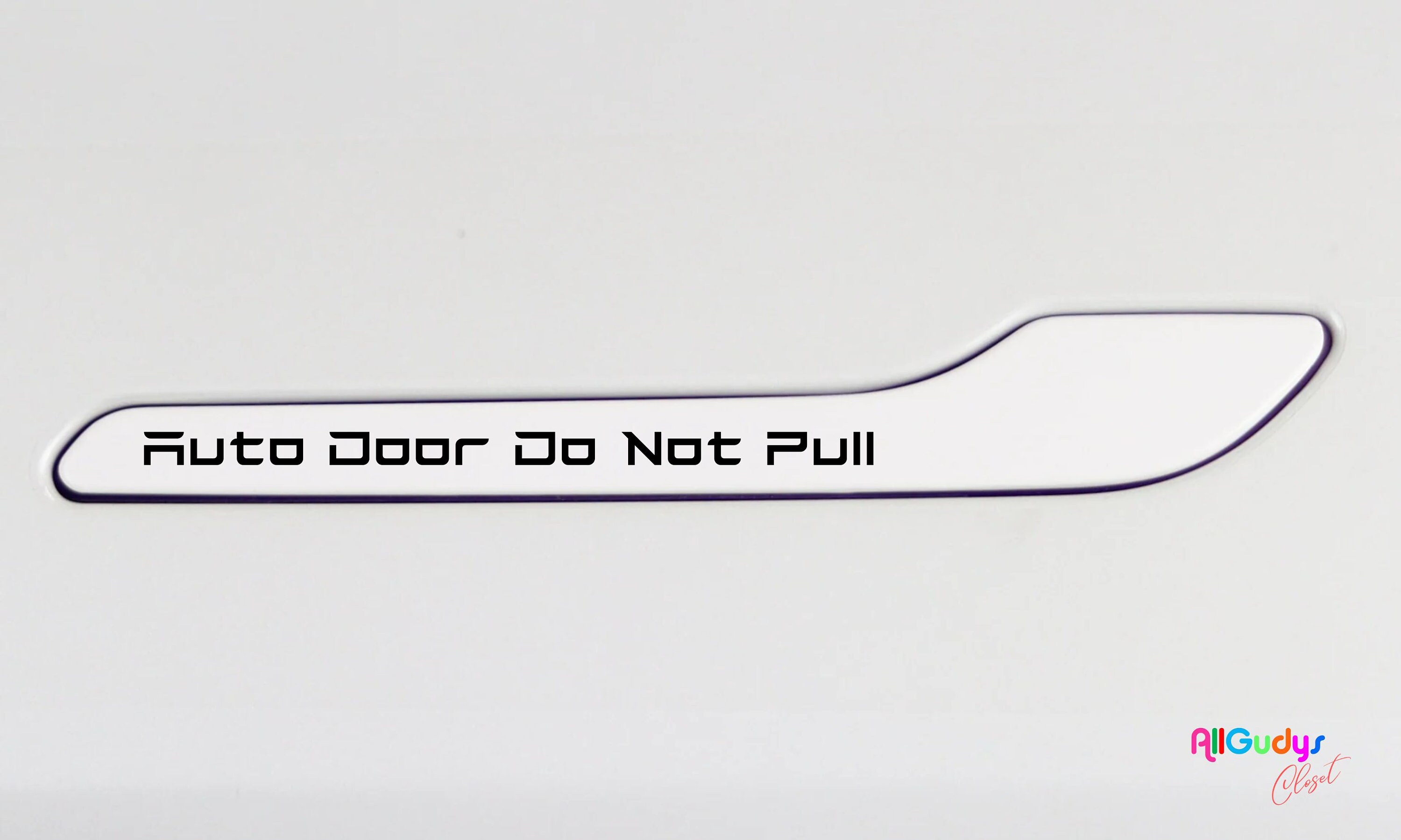 Door Handle Decals Stickers for Tesla Model 3 and Model Y Custom Text ...