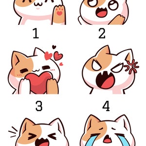 Kawaii Chibi White Orange Cat Waving Hello Sweatshirt, Personalize It ...