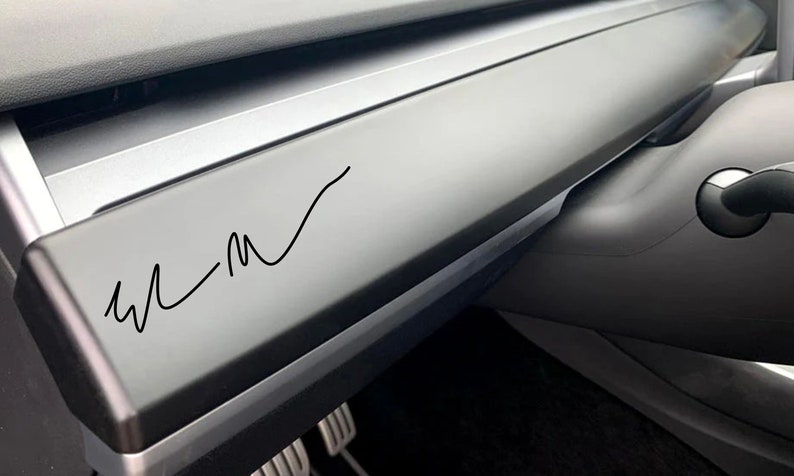 Elon Musk Autograph Decal Available in Various Sizes and - Etsy