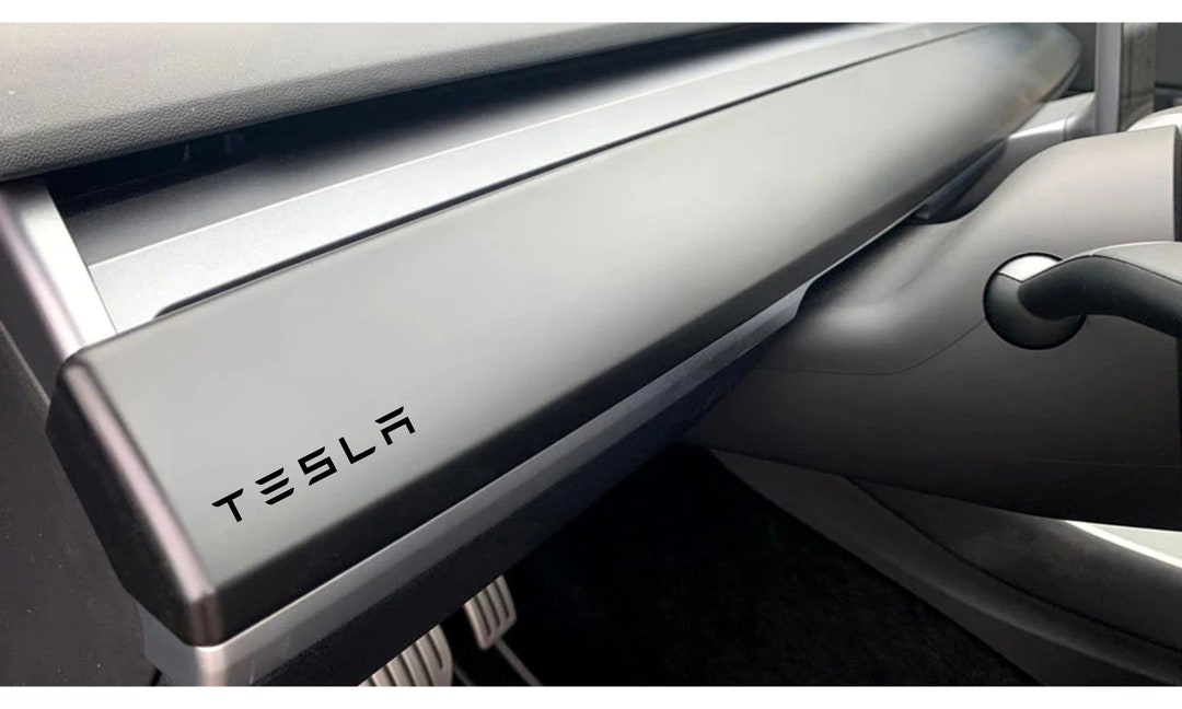 Tesla Script Decal Available in Various Sizes and Colors for Lap Tops ...
