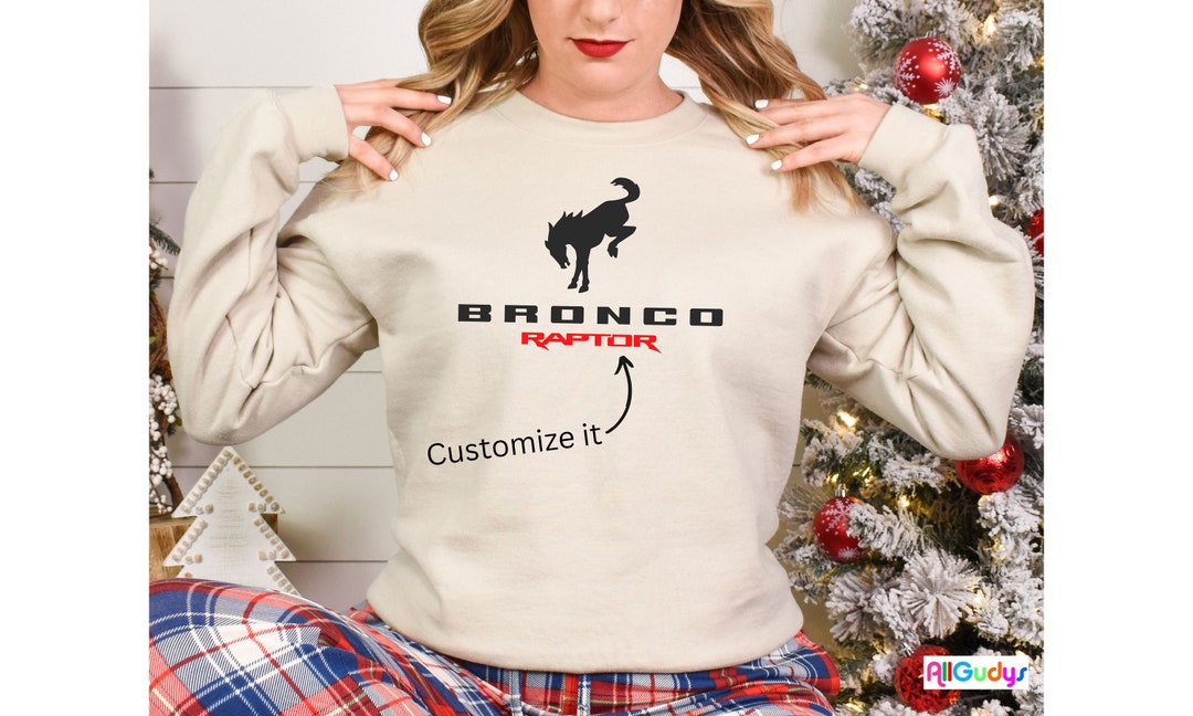 Ford Bronco Lover Sweatshirt With Model Logo on Gildan Heavy Blend ...
