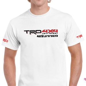 4runner TRD 4x4 off Road T-shirt TRD on Both the Sleeves for Toyota ...