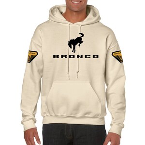Ford Bronco Lover Hoodie With Model Logo on Both Sleeves, Ford Bronco ...