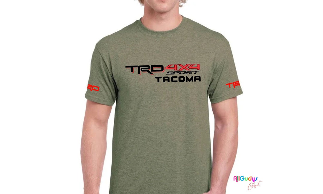 Tacoma TRD 4x4 Sport T-shirt TRD on Both the Sleeves for Toyota Tacoma ...