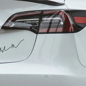 Elon Musk Autograph Decal Available in Various Sizes and Colors Elon ...
