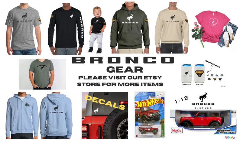 Ford Bronco Sport Lover Fleece Fullzip Hooded Jacket Light Blue Model ...