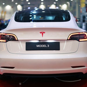 Tesla Logo Reflective Decal Bumper Sticker Available in Different ...