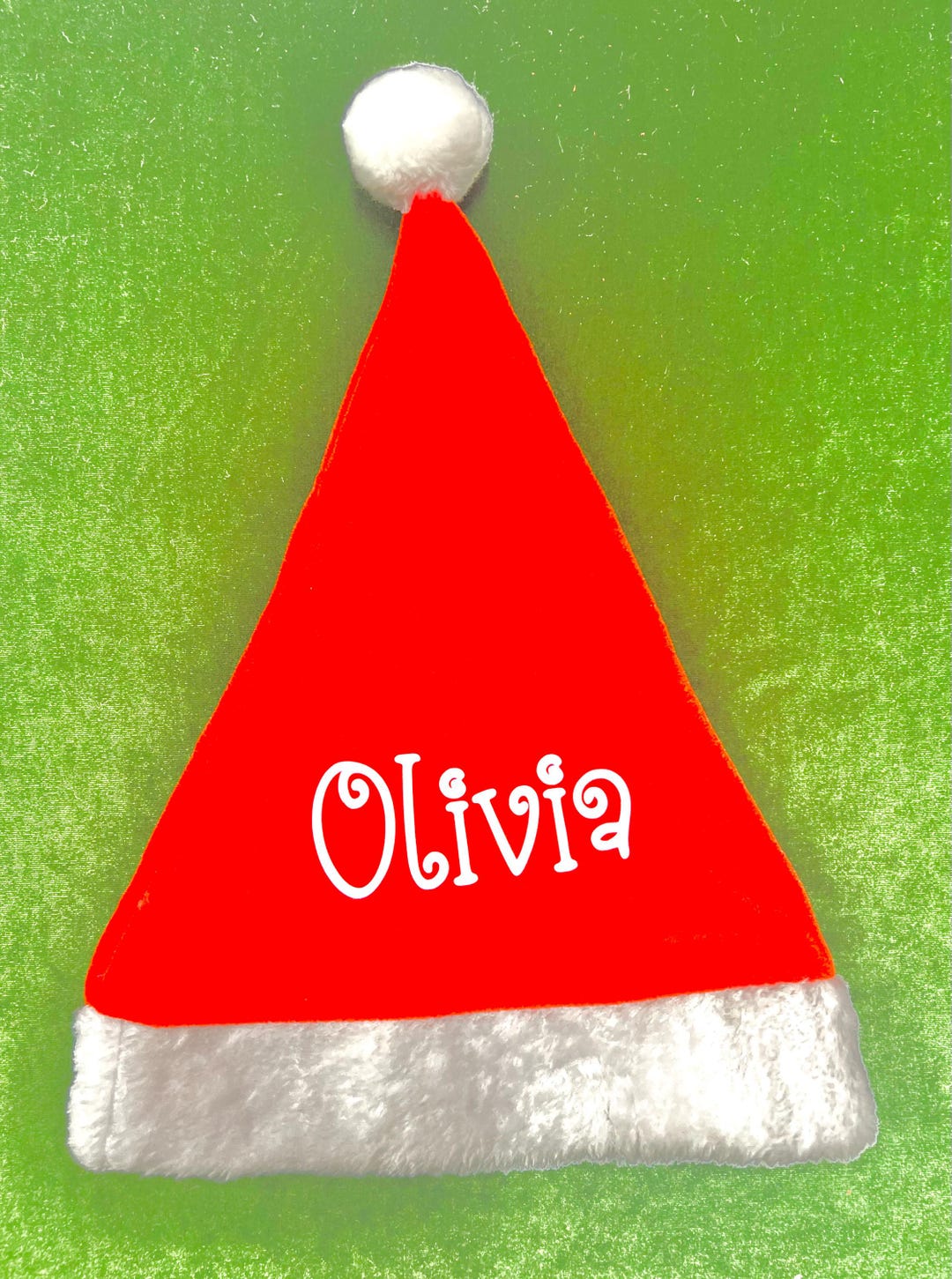 Personalized Santa Hat,custom Santa Hats,hats for Christmas,vinyl Santa ...