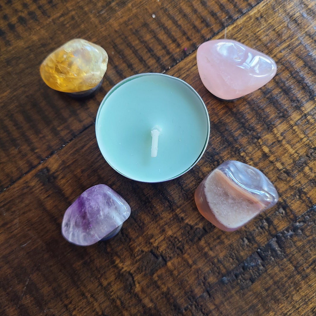 Pack of 4 Tumbled Crystal Magnets - Etsy
