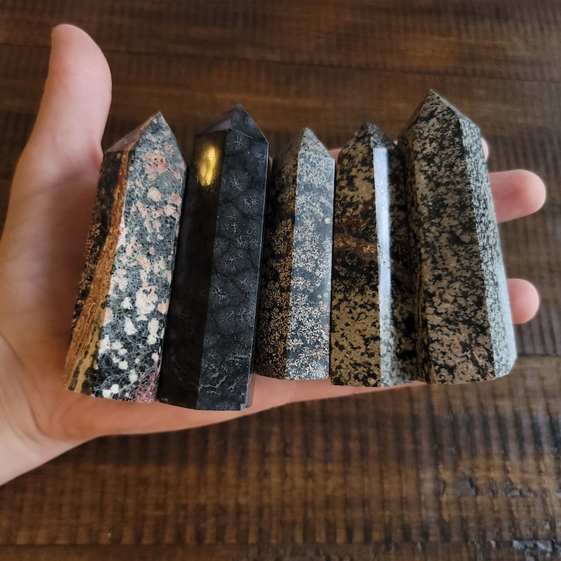 Firework Obsidian Tower Point - Etsy