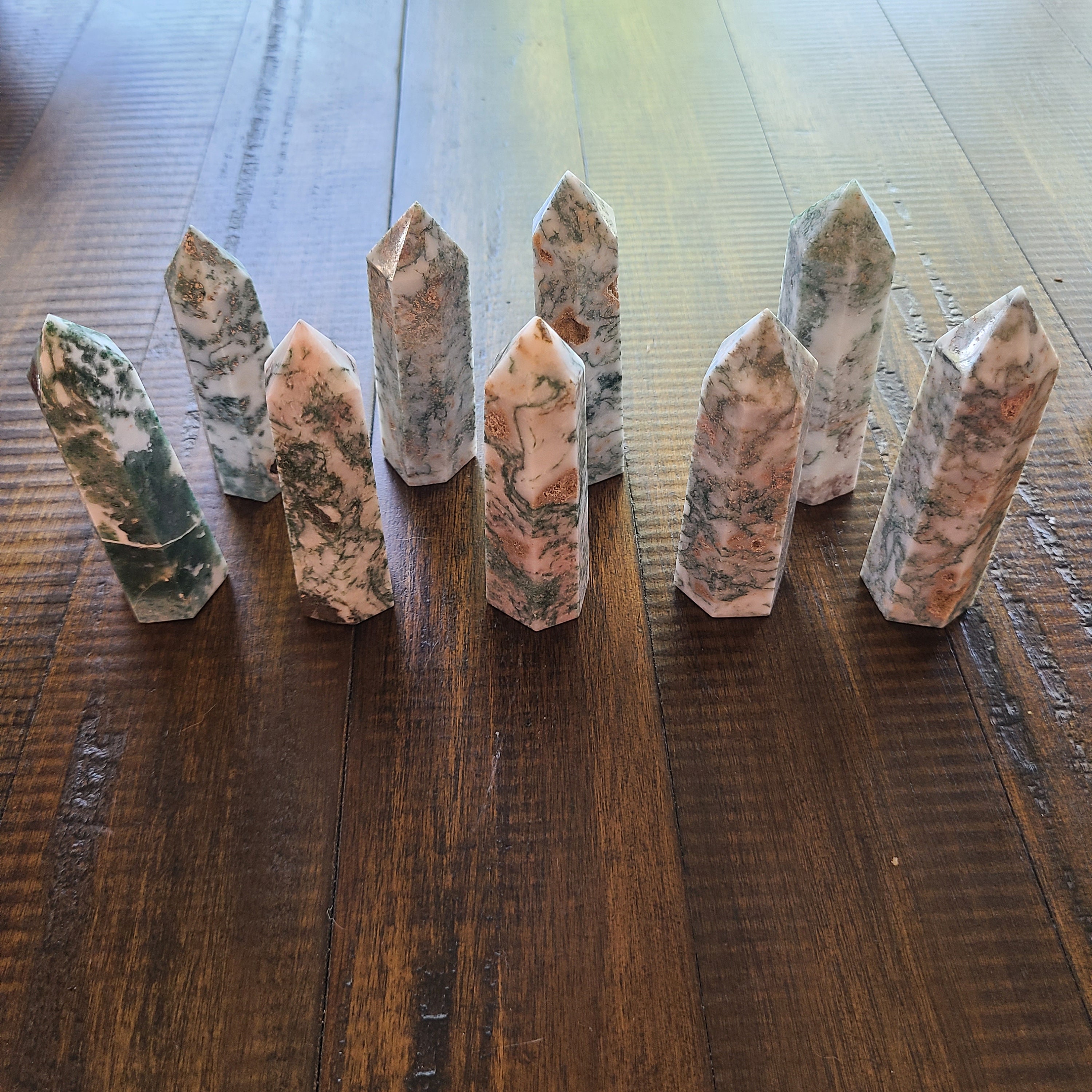 Tree Agate Tower Point | Etsy