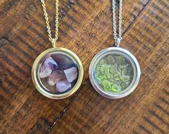 Crystal Locket | Etsy