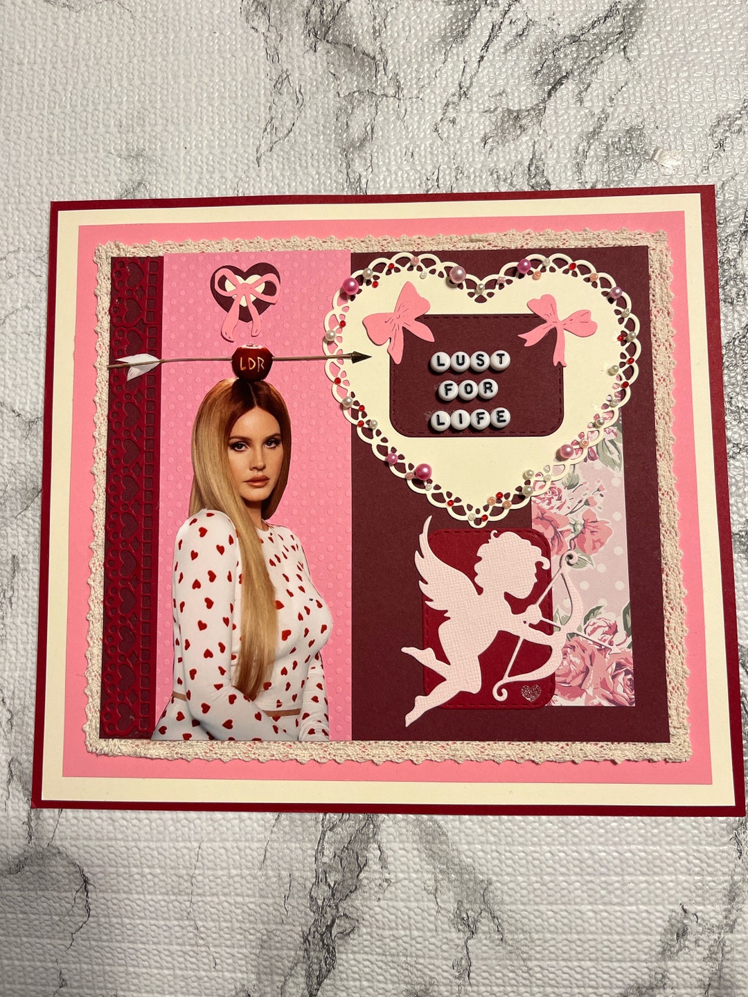Lana Del Rey Homemade Card - Etsy