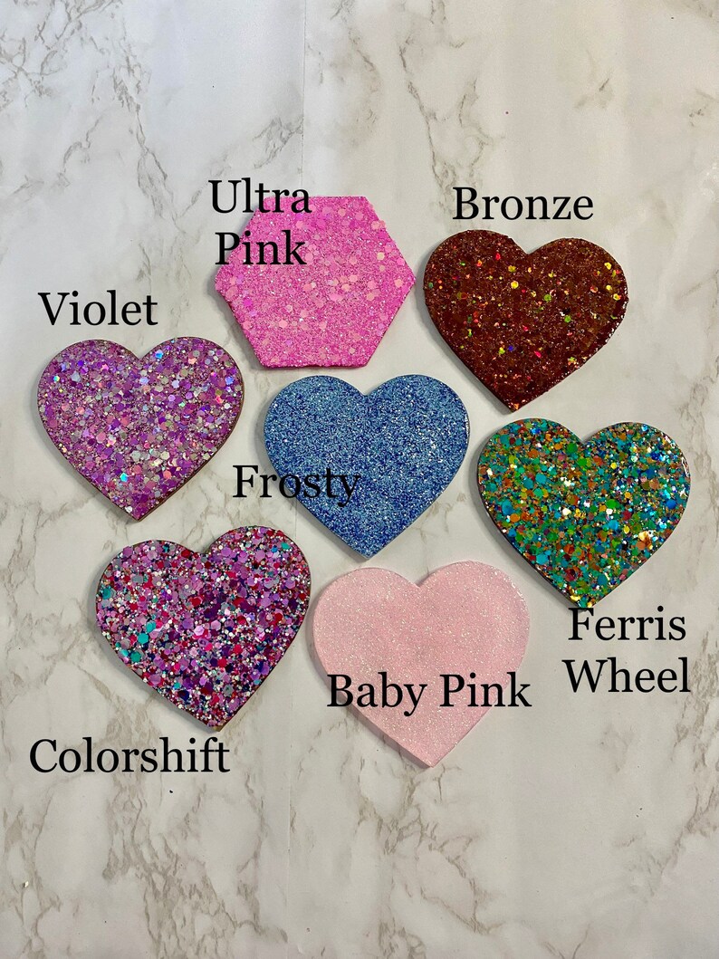 Personalized Glitter Heart Locker Magnet Custom Name Magnet - Etsy