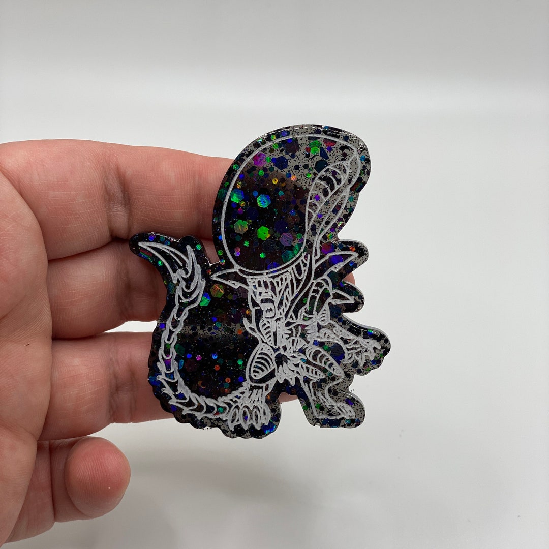 Xenomorph Inspired Alien Creature Badge Reel or Keychain - Etsy