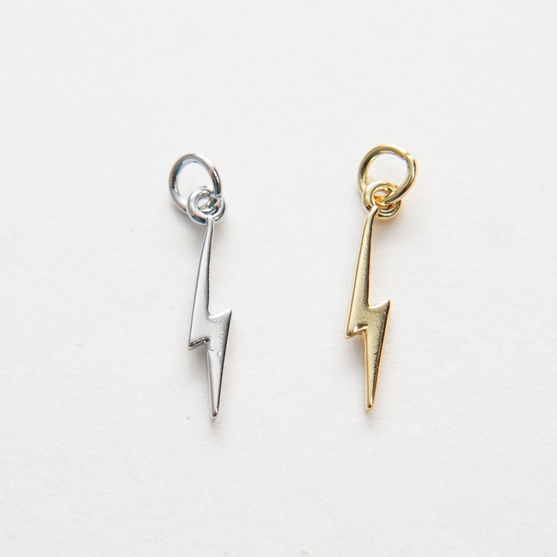 Lightning Charm - Etsy