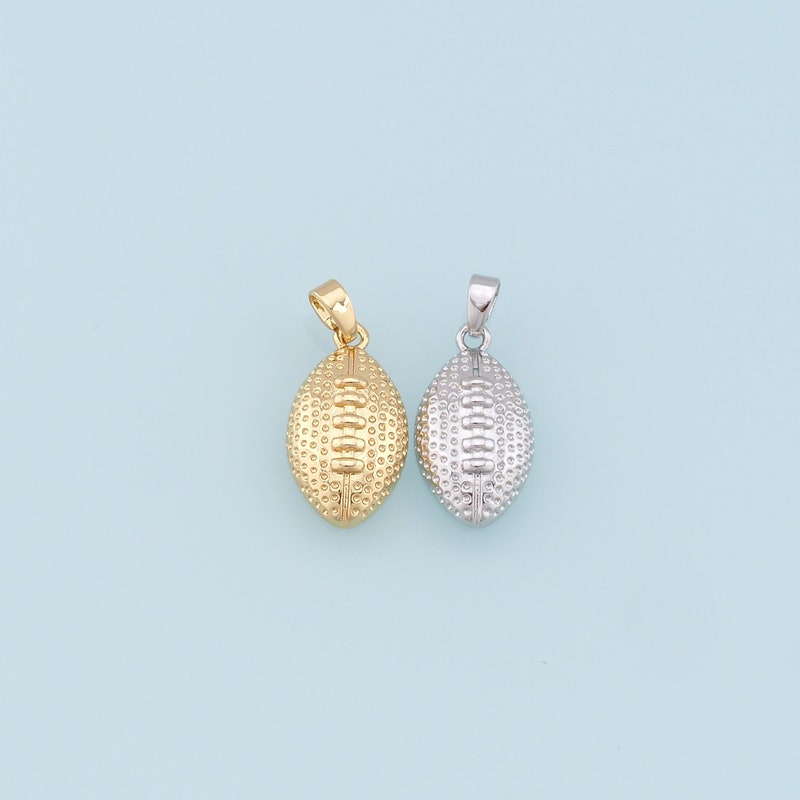 Gold Charms Football - Etsy