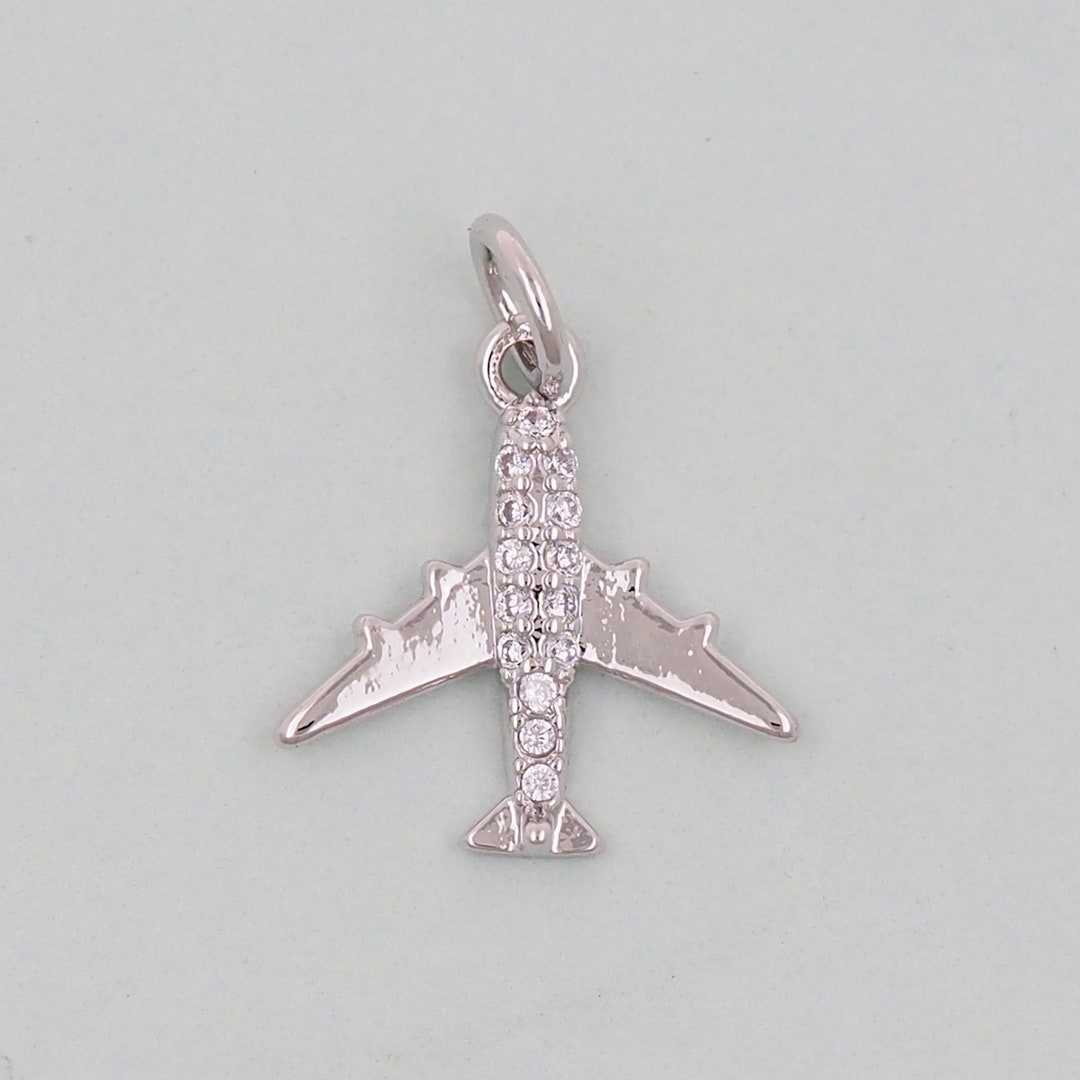 Silver Airplane Charms,airplane Pendant,airplane Charm Bracelet ...