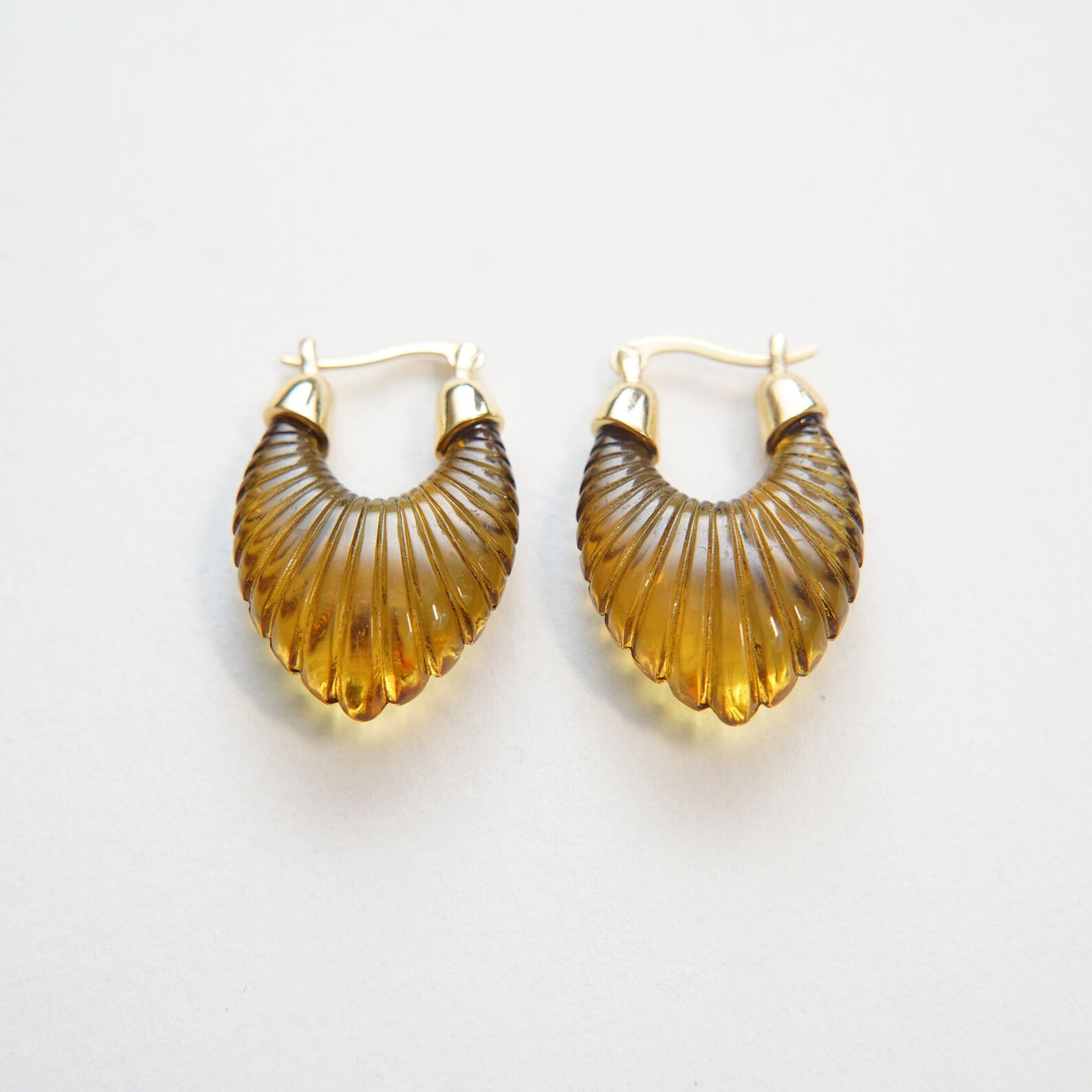1pair 18K Gold Filled Thick Hoops Earrings,gold Hoops,dainty Acrylic ...