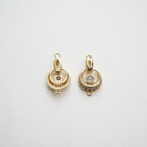 Gold Necklace Connector,18k Gold Filled Connector for DIY Jewelry ...