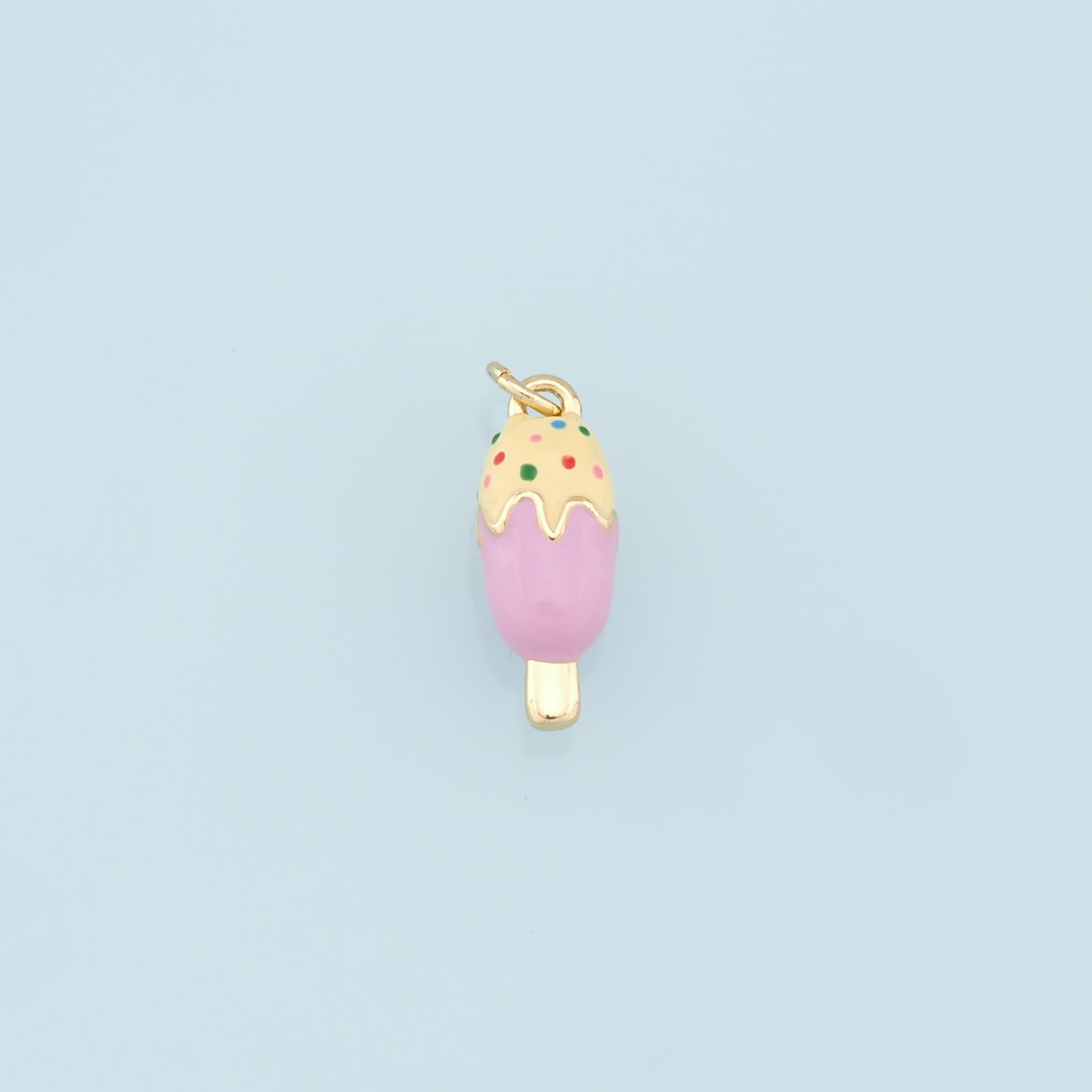 Ice Cream Charms,18k Gold Filled Enamel Ice Cream Pendant,cute Ice ...